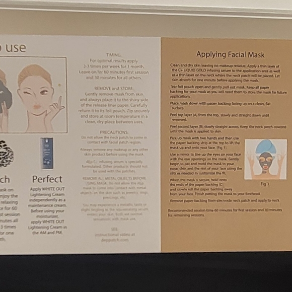 dEp Patch | Skincare | Dep Patch Full Face Mask For Melasma And ...